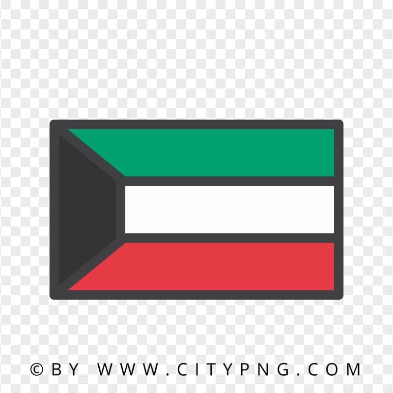 HD Kuwait Vector Banner Flag Transparent Background | Citypng