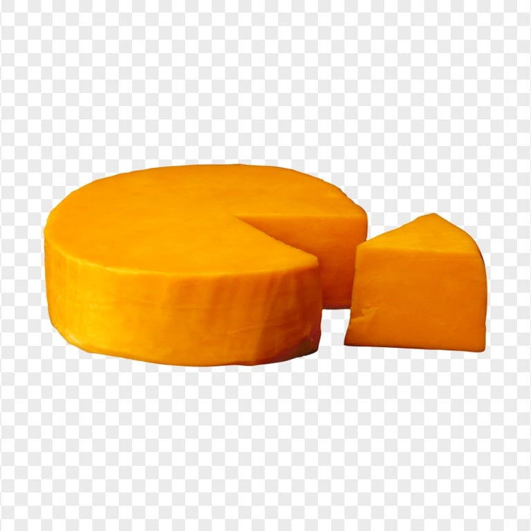 Montasio Cheese Wheel Top View PNG | Citypng