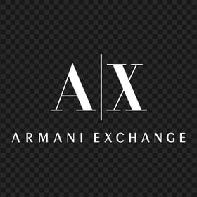 Armani Exchange Black Logo PNG | Citypng