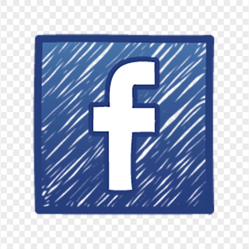 Square Fb Facebook Social Media Sketch Logo | Citypng