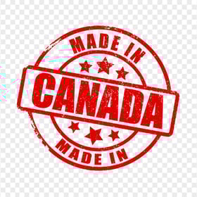 Proudly Made In Canada Stamp Image PNG | Citypng
