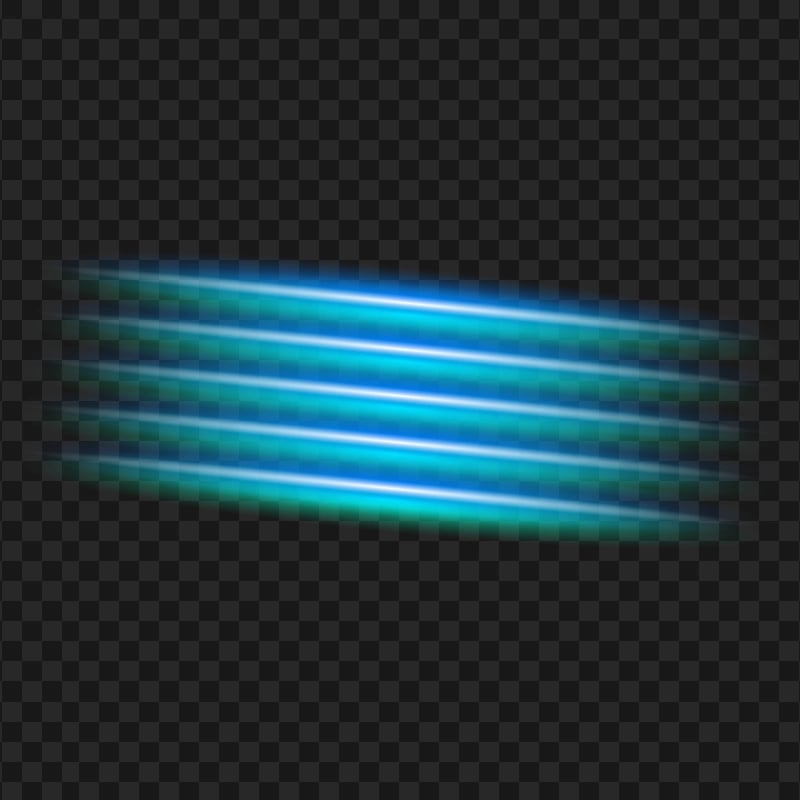 Download Blue Neon Light Lines Effect PNG | Citypng