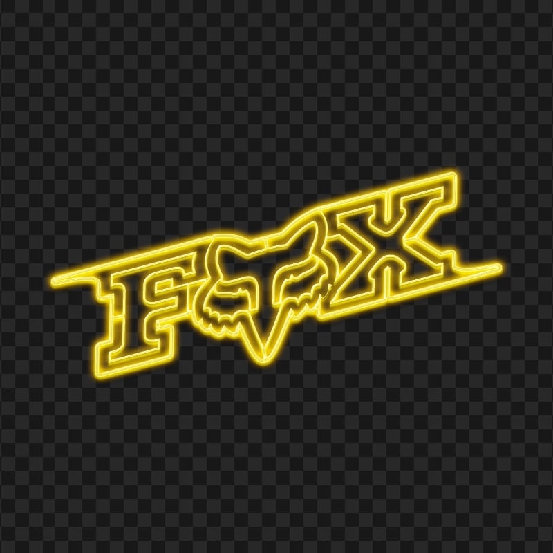 Fox Racing Yellow Neon Logo PNG IMG | Citypng