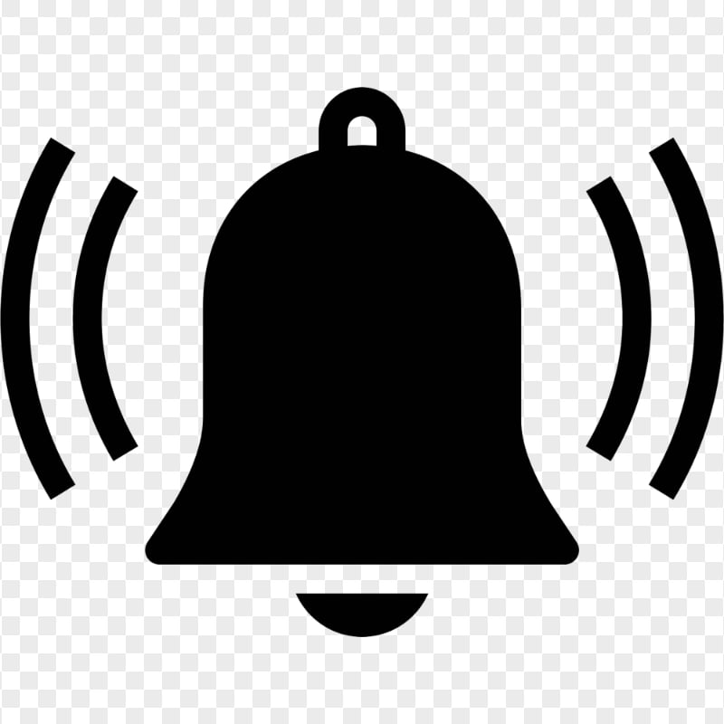 Black Bell Youtube Notification Sound Effect Icon | Citypng