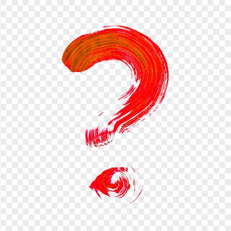 Green Brush Stroke Question Mark FREE PNG | Citypng