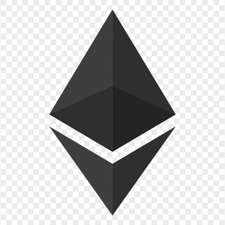 Ethereum ETH Black Logo Sign HD PNG | Citypng