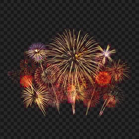 HD Red Glowing Fireworks Transparent PNG | Citypng