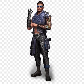 HD FF Alok Character With Free Fire Logo PNG | Citypng