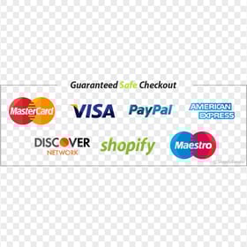 Secure Checkout Payment Badge Icons Shopify | Citypng