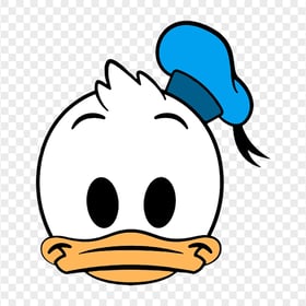 Donald Duck Face Head PNG Image | Citypng