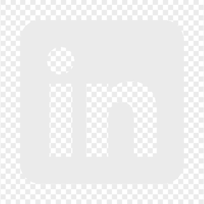 HD LinkedIn Square Gray Icon Transparent Background | Citypng