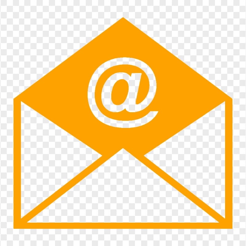 E-mail Mail Letter Orange Logo Icon FREE PNG | Citypng