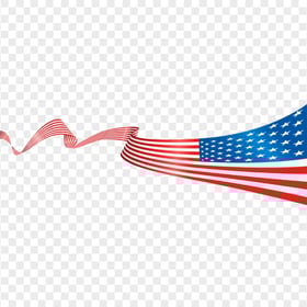 Ribbon With American United States Flag Illustration | Citypng