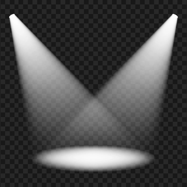 HD White Glow Spotlight Transparent PNG | Citypng