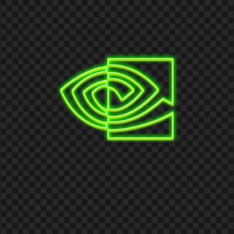 Nvidia Eye Green Neon Logo Icon PNG | Citypng