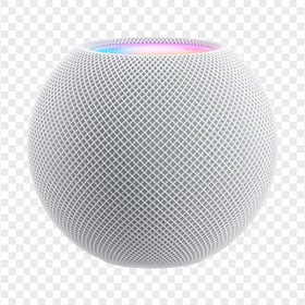 HD Apple White Homepod Mini Speaker With Mini Logo PNG | Citypng