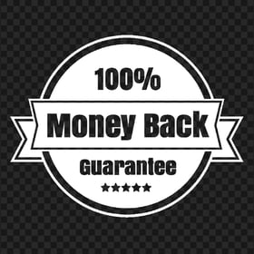 Download Money Back Guarantee Green Badge Label PNG | Citypng