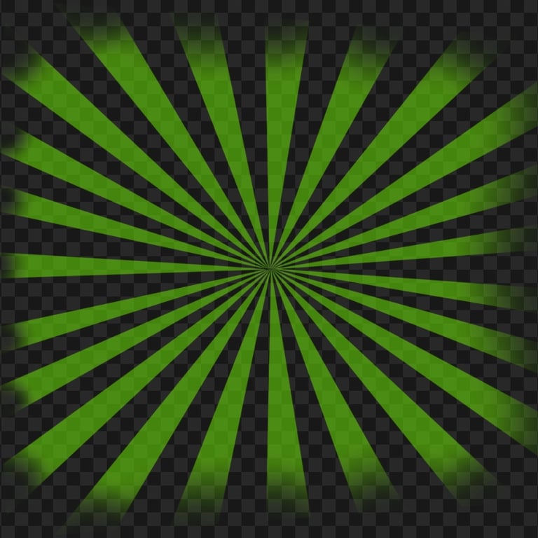 Download Green Sun Rays PNG | Citypng