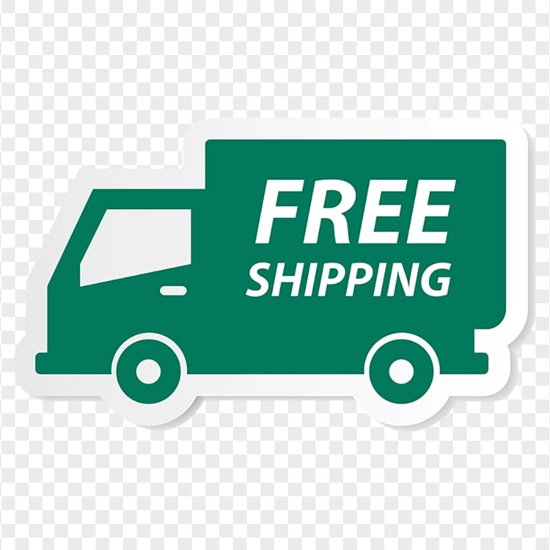 HD Green Truck Shipping Illustration Icon Sign PNG | Citypng