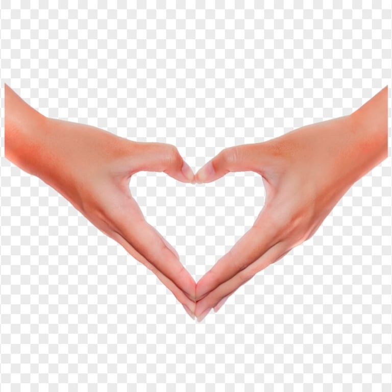HD Heart Hand Sign Transparent PNG | Citypng