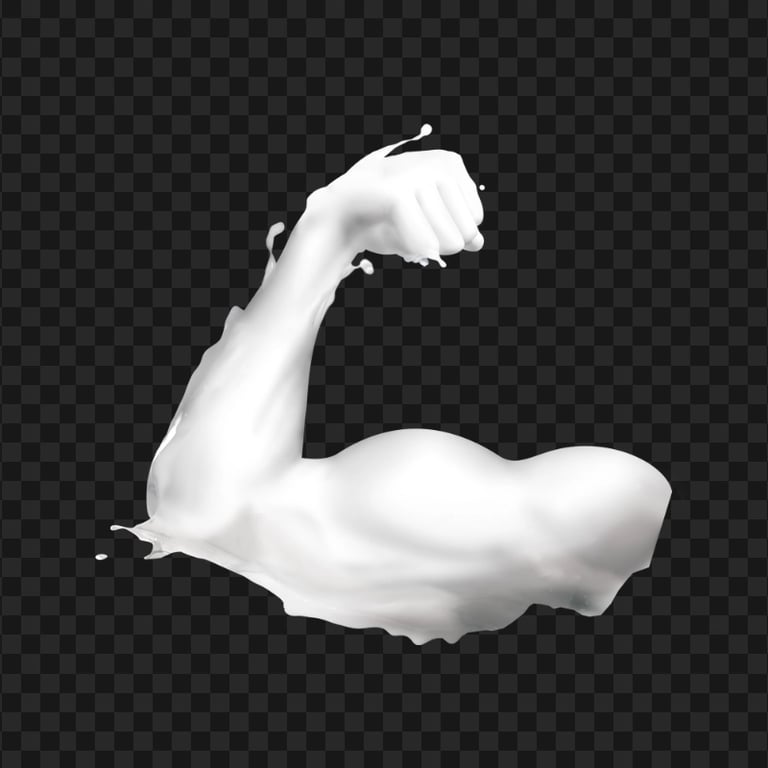 HD Strong Arm Milk PNG | Citypng