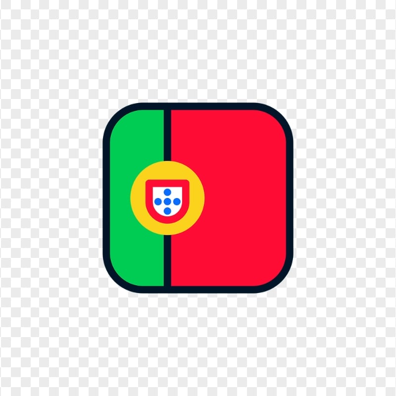 Portuguese Square Vector Flag Icon Image PNG | Citypng