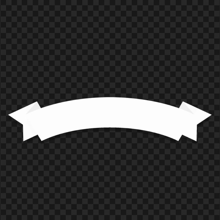 White Banner Ribbon Png