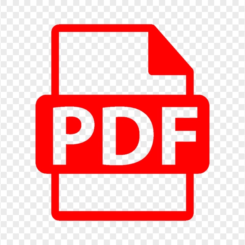 PDF File Document Red Icon | Citypng