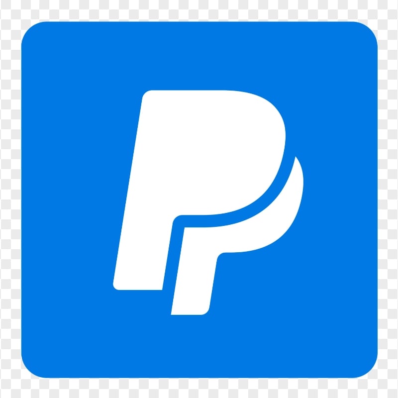 HD Square PayPal Blue Icon Transparent Background | Citypng
