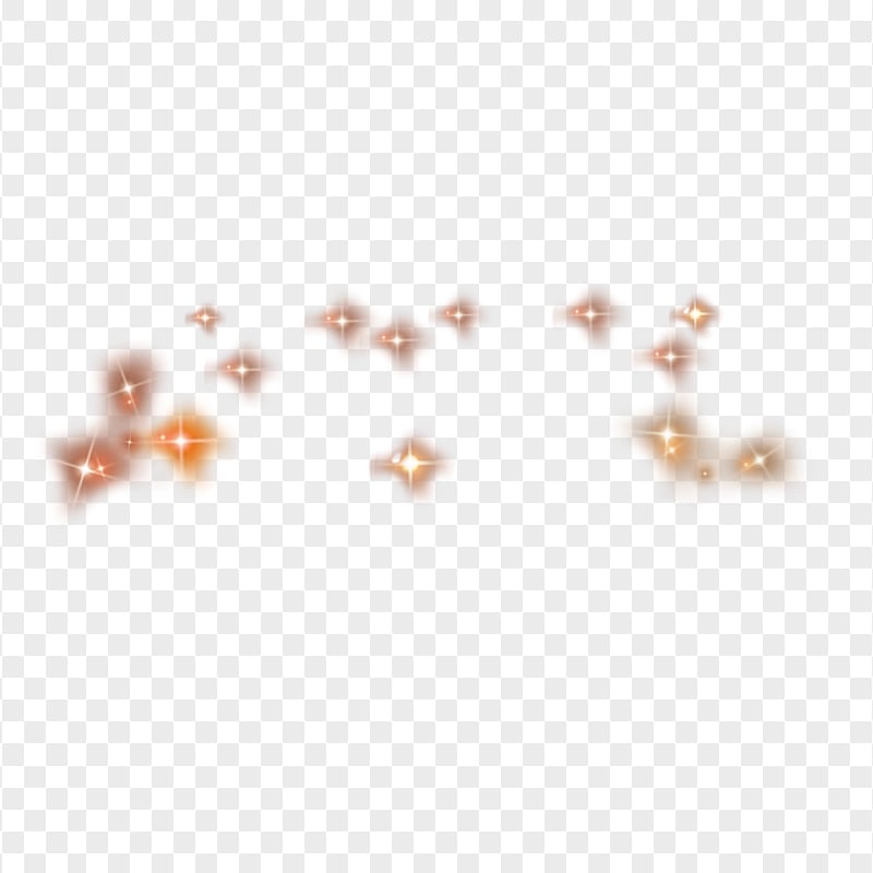 Shining Yellow Orange Stars Sparkle Light | Citypng