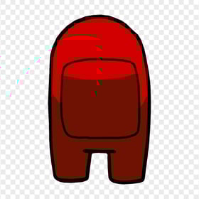 HD Black Among Us Character Back View PNG | Citypng