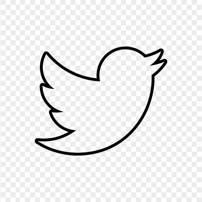 White Twitter Logo Transparent Background