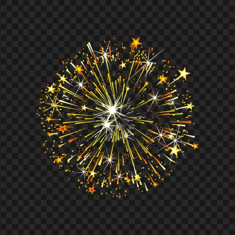 New Year Holiday Sparkle Fireworks PNG IMG | Citypng