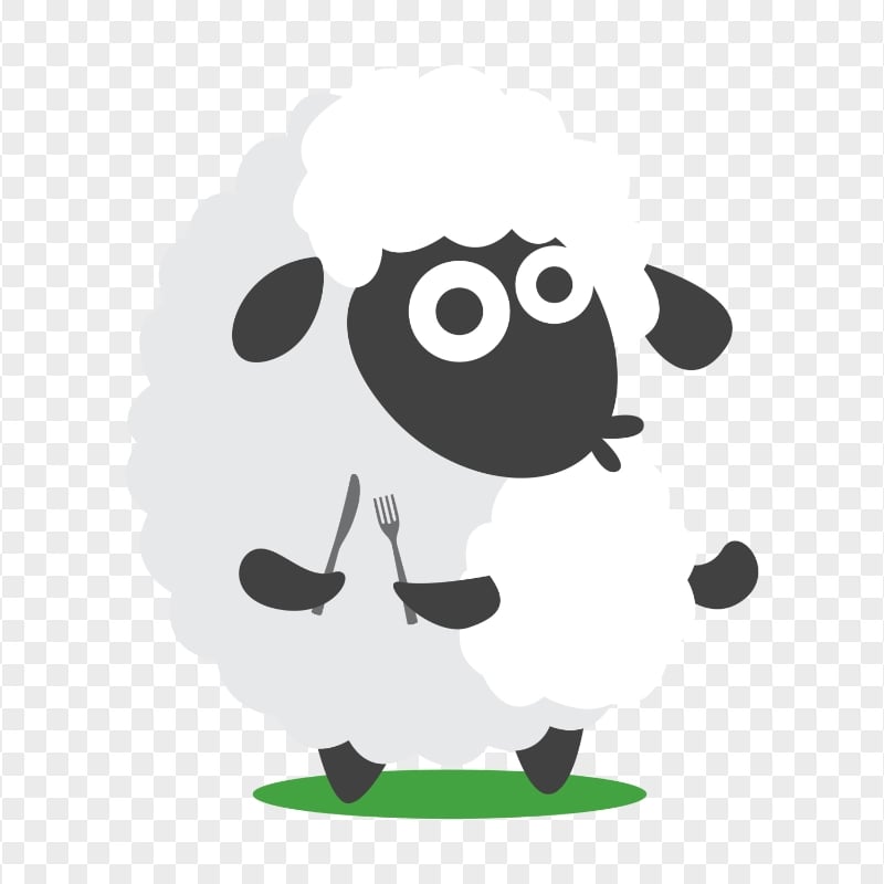 Transparent HD Cartoon Sheep Illustration | Citypng
