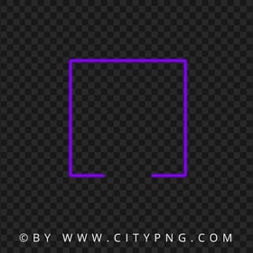 Purple Neon Frame Transparent PNG | Citypng
