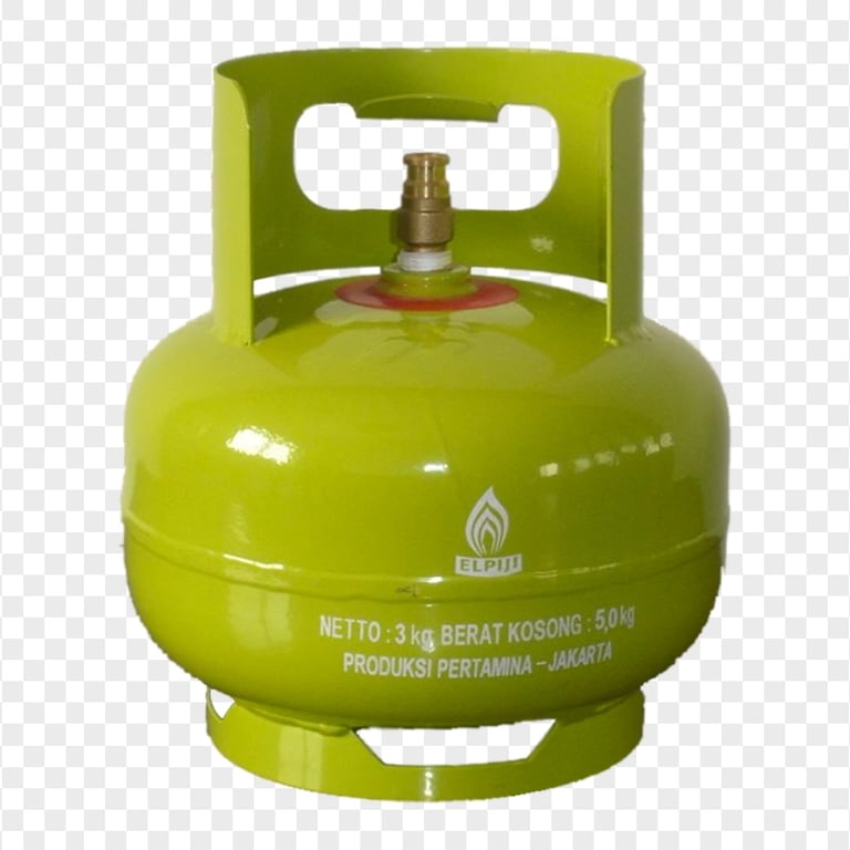 HD Green LPG Gas Bottle PNG | Citypng