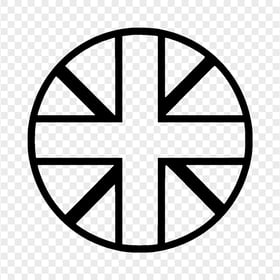 Round White United Kingdom UK Flag Icon Download PNG | Citypng