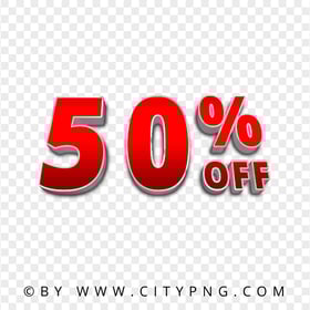 HD Gold 50 Percent OFF Text Sign Logo Transparent PNG | Citypng