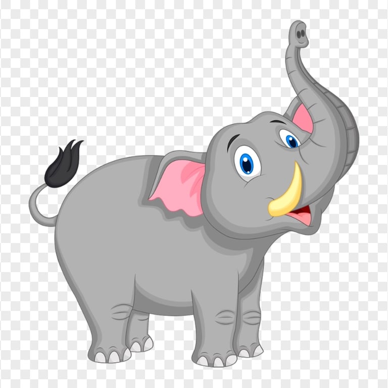 Cartoon Elephant Character HD Transparent PNG | Citypng