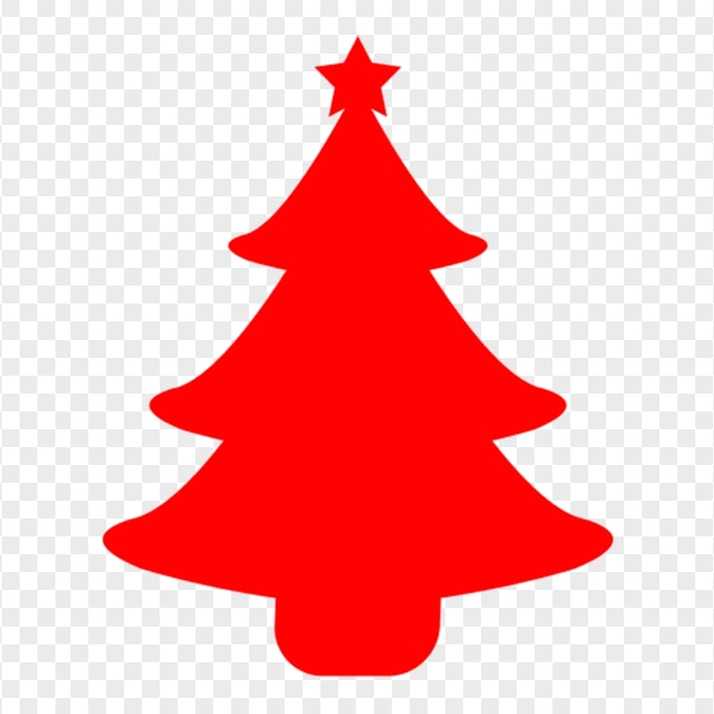 Christmas Tree Red Icon