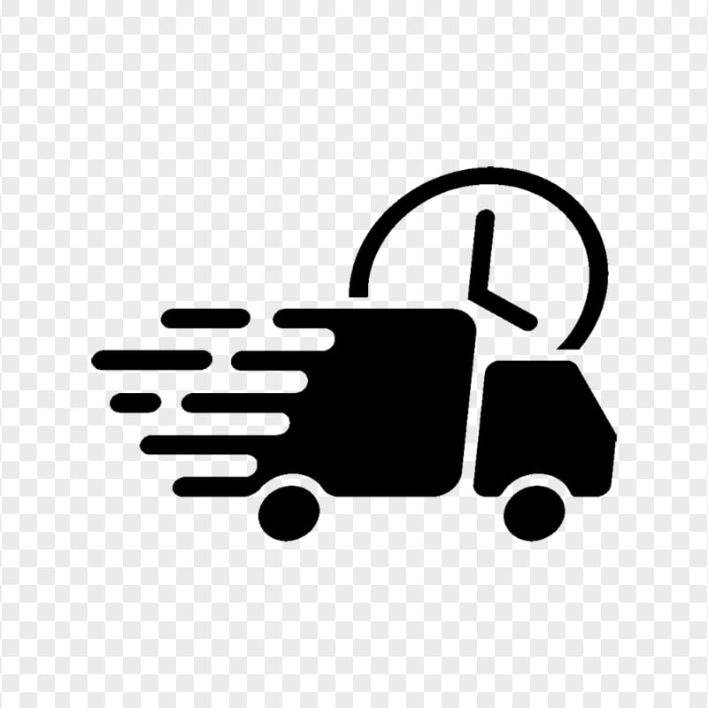 Delivery Freight Black Truck Icon Download PNG | Citypng