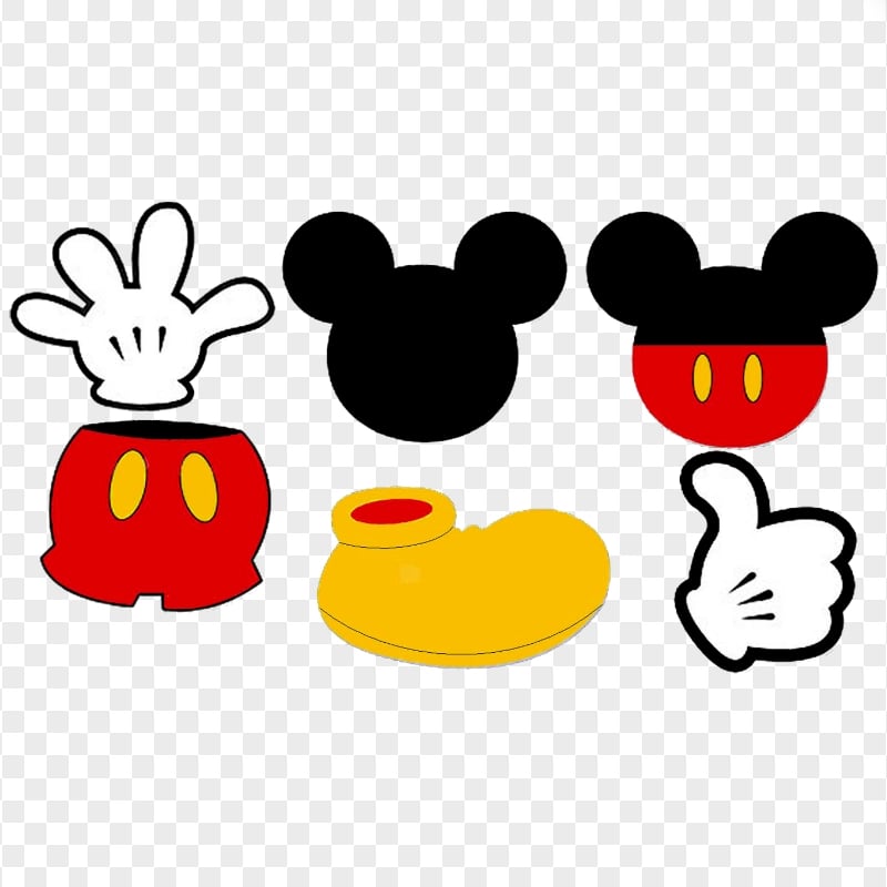 Mickey Mouse Elements Image PNG | Citypng
