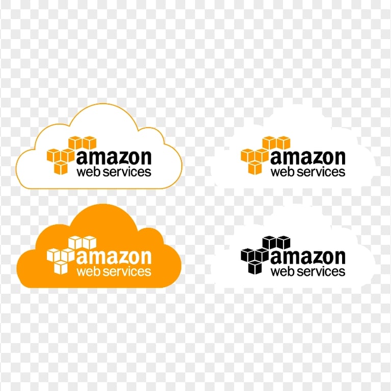 Set Of Amazon AWS Logos With Cloud Icon | Citypng