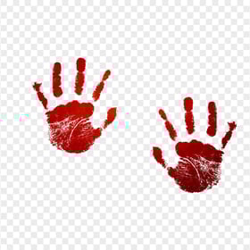 HD Red Baby Left Hand Print Silhouette PNG | Citypng