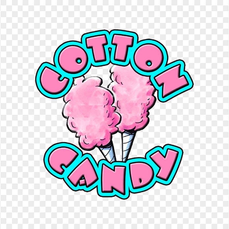HD Cartoon Candy Cotton Logo PNG | Citypng
