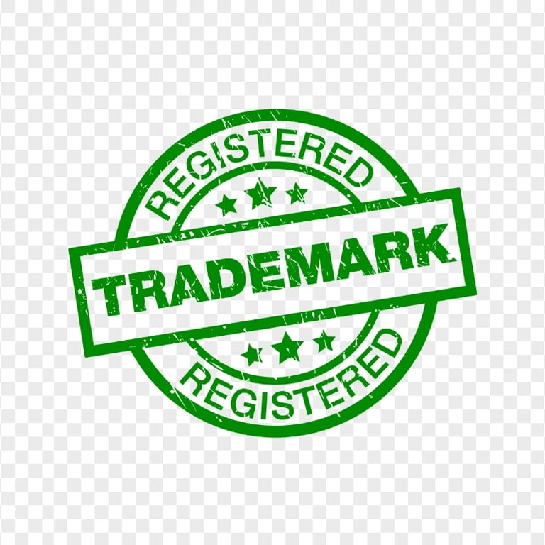 R Registered Trademark Green Stamp PNG Image | Citypng