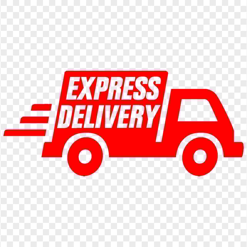 Express Delivery Red Truck Icon | Citypng