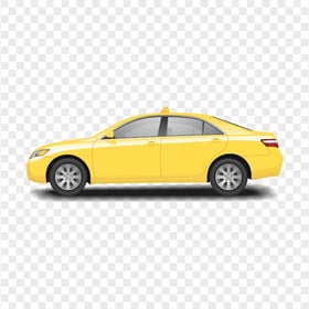 Taxi Cab Yellow Car Auto PNG | Citypng