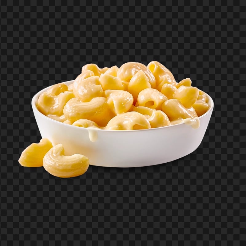 Macaroni Pasta Cheese Plate PNG | Citypng