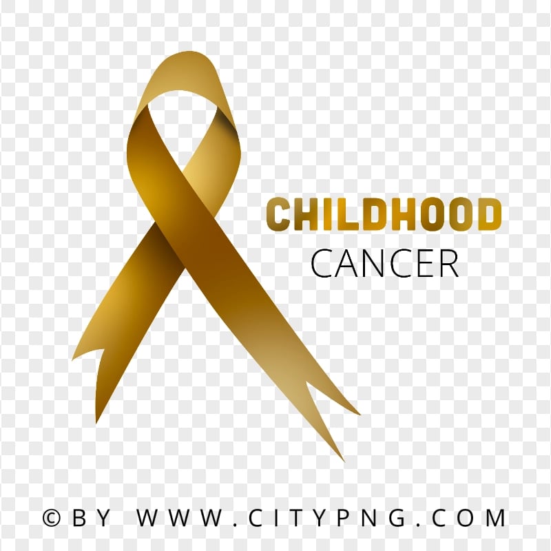 Childhood Cancer Ribbon Logo Sign PNG IMG | Citypng